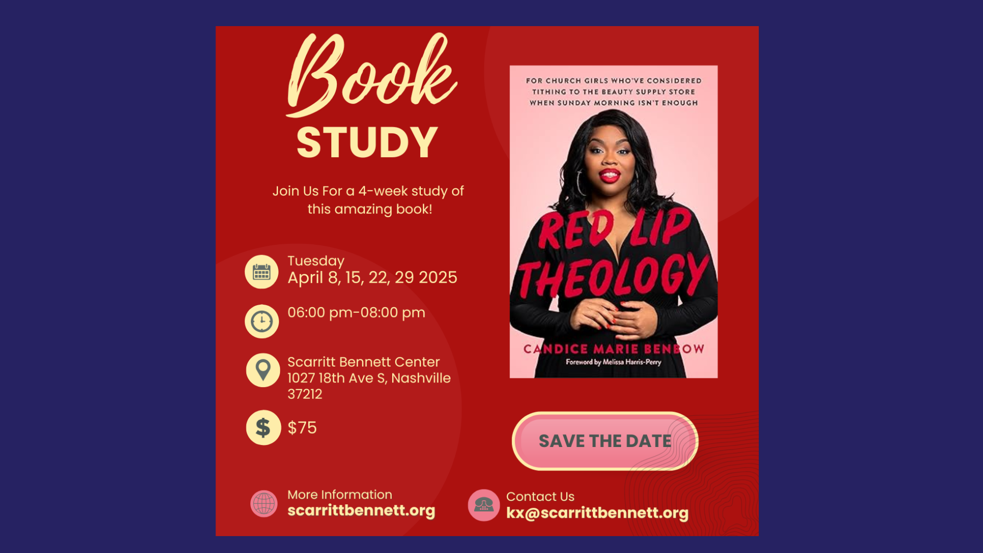 Book Study: Red Lip Theology - Scarritt Bennett Center